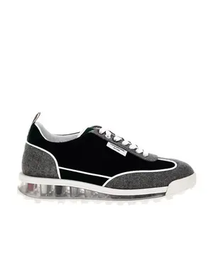Thom Browne Tech Runner Lace-up Sneakers - Black
