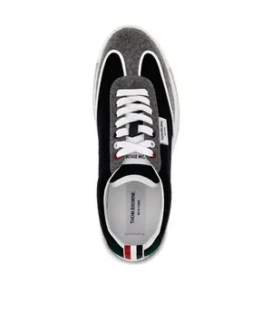 Thom Browne Tech Runner Lace-up Sneakers - Black