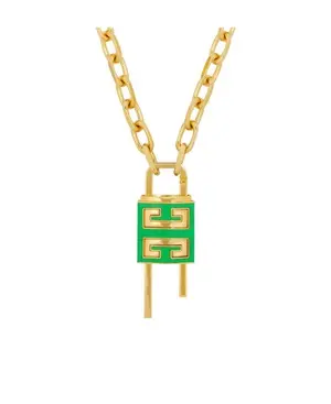 Givenchy 4g Padlock Chain Necklace