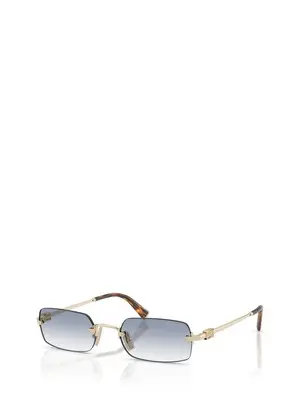 Miu Miu Rectangular Frame Sunglasses - Multicolor