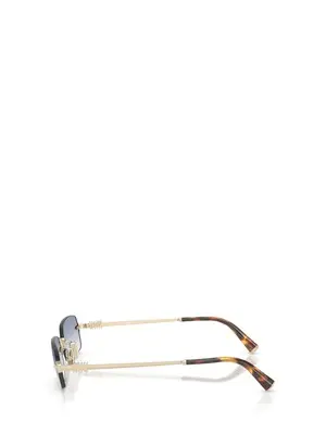Miu Miu Rectangular Frame Sunglasses - Multicolor