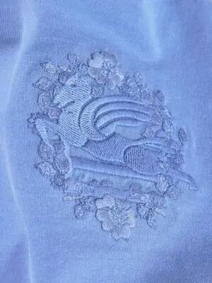 Etro Pegaso Embroidered Cotton T-shirt