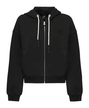 Pinko Embroidered Logo Full Zip Hoodie