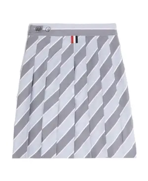 Thom Browne Pleated Stripe Skirt