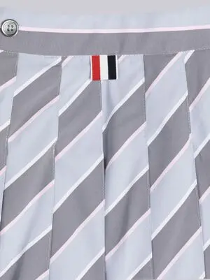 Thom Browne Pleated Stripe Skirt