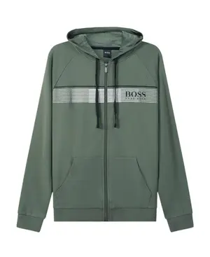 Hugo Boss Logo Zip-up Hooded Jacket