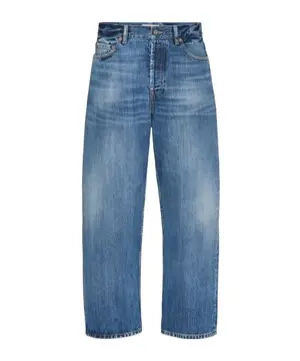 Valentino Garavani Cropped Jeans With Vlogo Patch