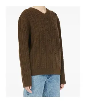 MAISON MARGIELA V-neck Ribbed Sweater