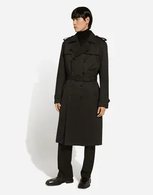 Dolce & Gabbana Belted Double-breasted Trench Coat