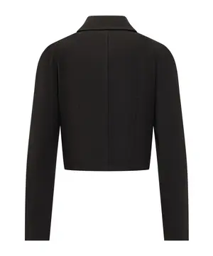 Pinko Cropped Jacket With Button Closure