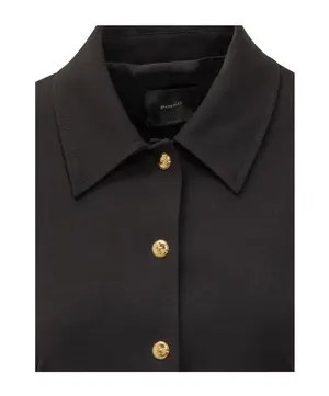 Pinko Cropped Jacket With Button Closure