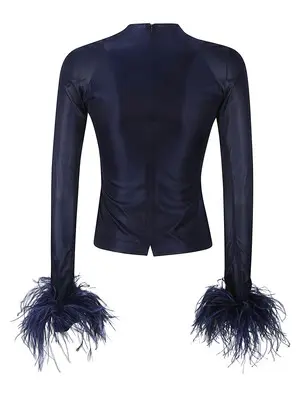 16Arlington Alero Feather-trim Top