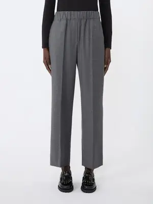 Max Mara Wool Flannel Trousers