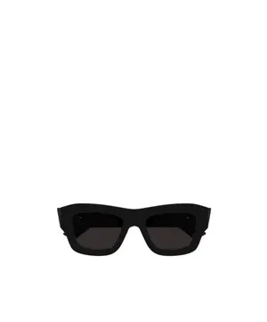 Bottega Veneta Rectangular Frame Sunglasses - Black