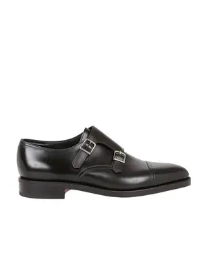John Lobb Buckled Monk Strap Shoes