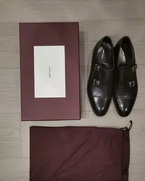 John Lobb Buckled Monk Strap Shoes