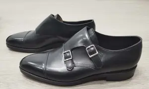 John Lobb Buckled Monk Strap Shoes