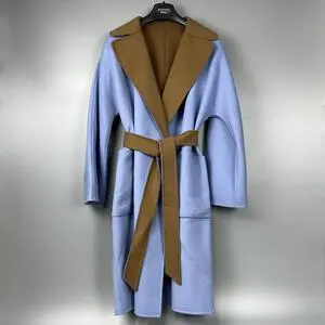 Max Mara Long Sleeve Belted Coat