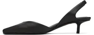 Loulou De Saison Akila Leather Slingback Pumps