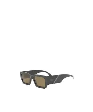 Fendi Rectangular Frame Sunglasses - Black