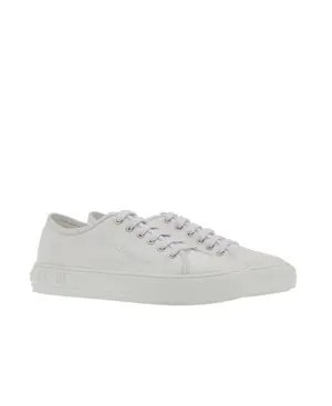 FERRAGAMO Logo Embossed Low-top Sneakers - White