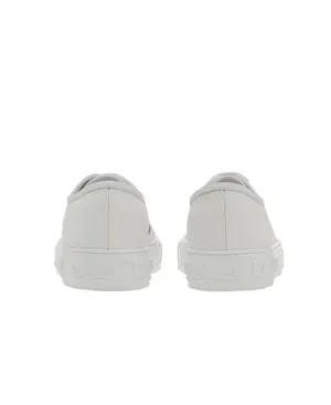 FERRAGAMO Logo Embossed Low-top Sneakers - White