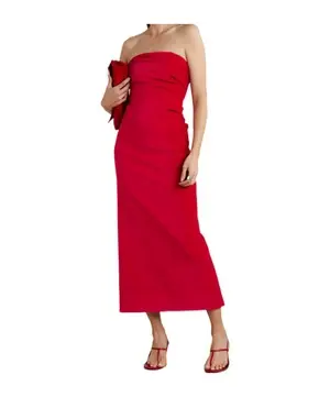 Tove Sabella Strapless Ruched Dress