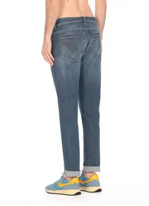 DONDUP George Logo Button Jeans - Blue