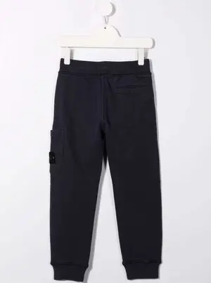 Stone Island Logo-patch Cotton Track Pants