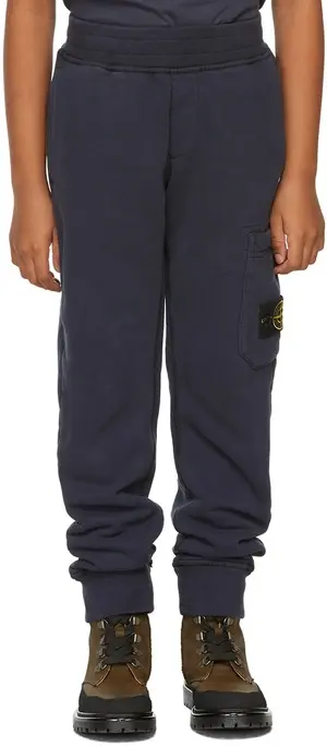 Stone Island Logo-patch Cotton Track Pants