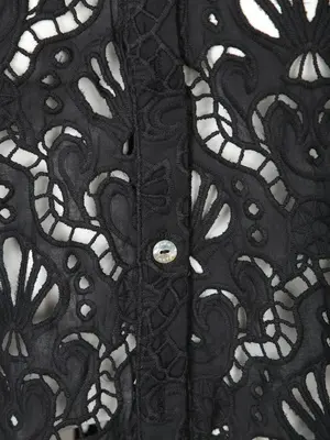 Farm Rio Lapel Short Sleeve Shirt