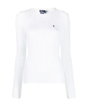 Polo Ralph Lauren Polo Ralph Lauren Embroidered Crewneck Jumper White