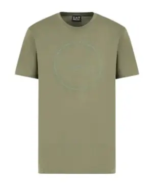 EA7 Logo Round-neck T-shirt