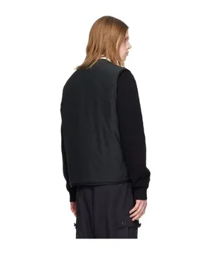 Hugo Boss Zip-up Waistcoat With Logo Detail