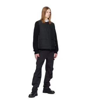 Hugo Boss Zip-up Waistcoat With Logo Detail