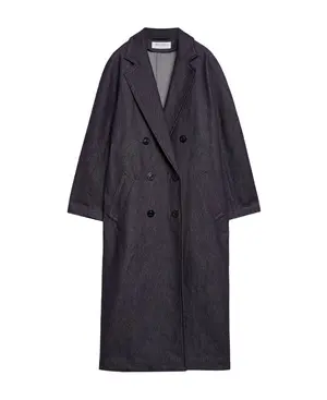 Max Mara Denim Logo Coat