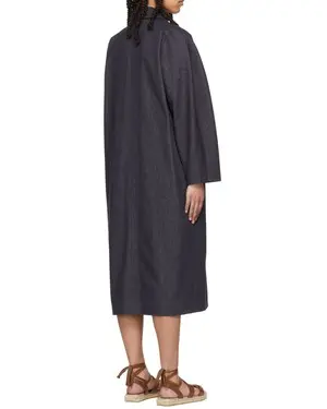 Max Mara Denim Logo Coat