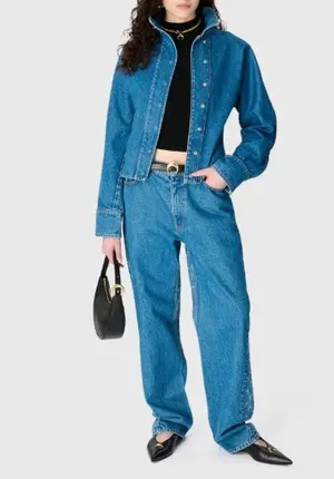 Marine Serre Belted Jeans For Women