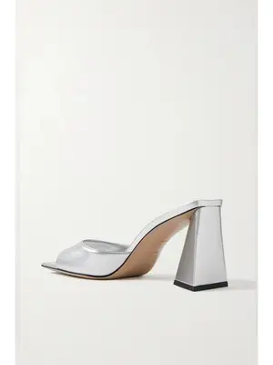 Attico Devon High-heeled Sandals - Silver