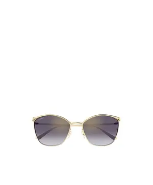 Cartier Geometric Frame Sunglasses - Gray