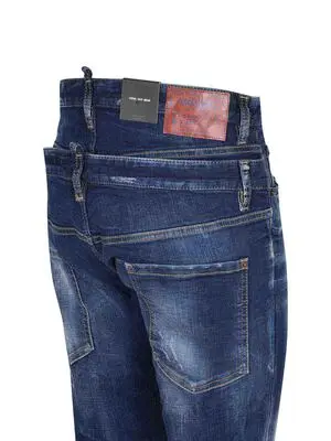 Dsquared2 Straight-leg Distressed Jeans - Blue