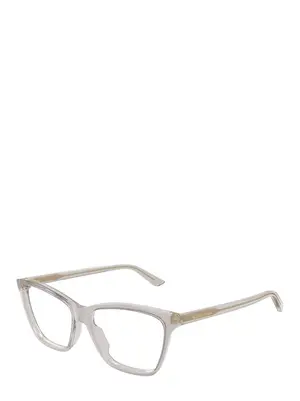 Bottega Veneta Square Frame Eyeglasses - Gray