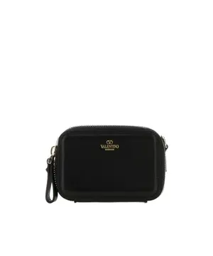 Valentino Garavani Compact Zip-around Wallet - Black