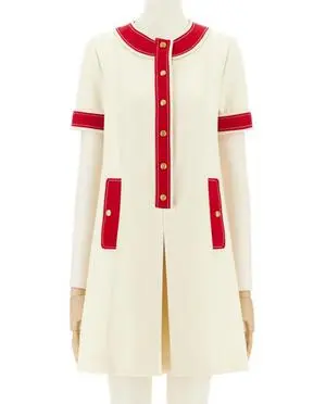 Gucci Contrast Color A-line Mini Dress