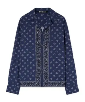 Palm Angels Paisley-printed Buttoned Shirt