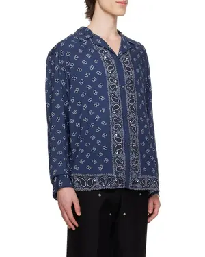Palm Angels Paisley-printed Buttoned Shirt