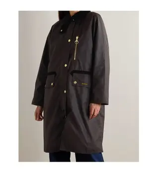 Barbour Evette Waxed Cotton Parka