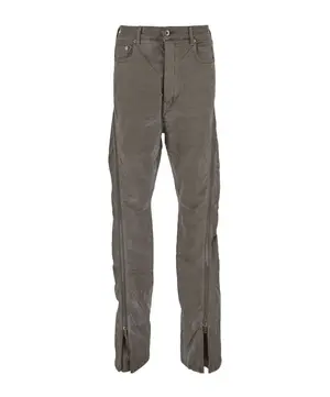 Rick Owens Raw Edge Hem Jeans For Men