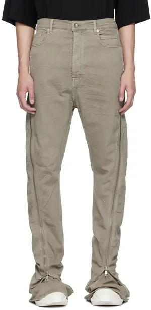 Rick Owens High-waist Denim Jeans - Black