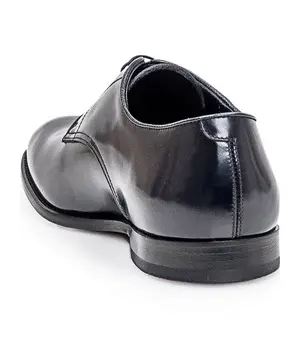 DOUCAL'S Round-toe Lace-up Oxford Shoes - Black